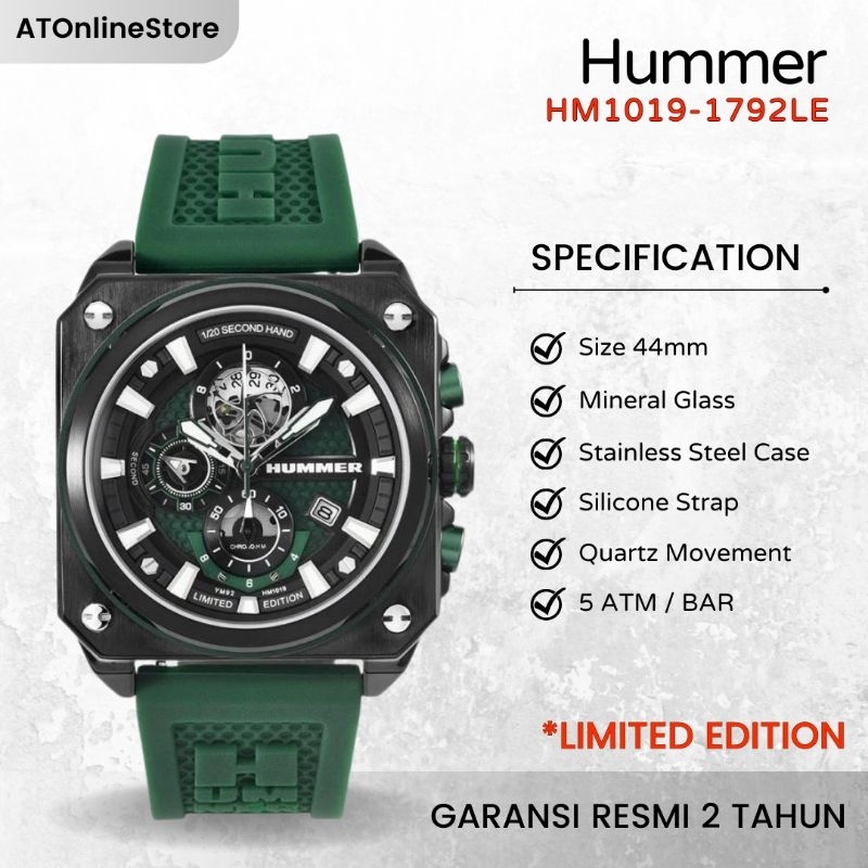 Jual Jam Tangan Pria Hummer HM1019-1792LE Limited Edition ORIGINAL ...