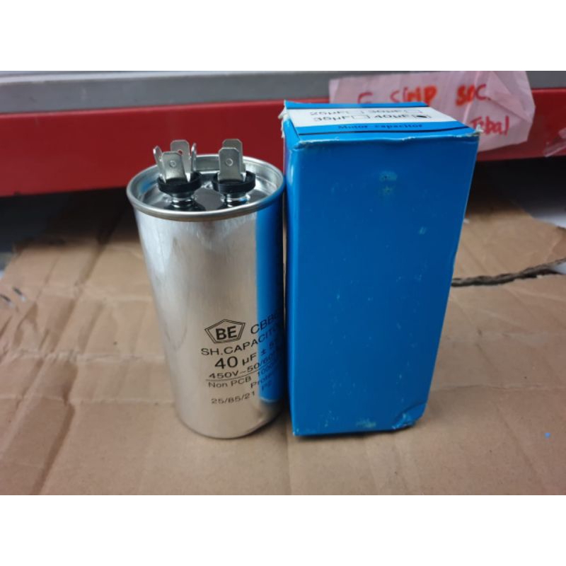 Jual CAPACITOR AC 40UF/CAPACITOR ALUMUNIUM BODY ALMINI 40UF | Shopee ...