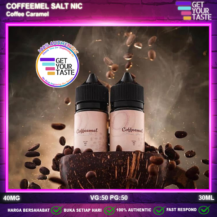 Jual Liquid Coffeemel Caramel Coffee Salt Nic 40mg 30ml by Emkay ...
