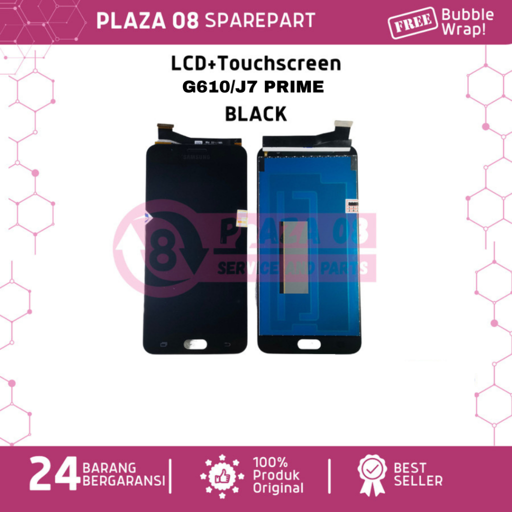 Jual LCD + Touchscreen SAM G610/J7 PRIME INCELL (BLACK/WHITE) | Shopee ...