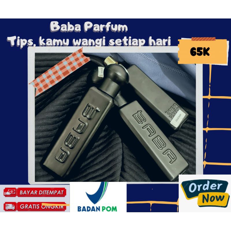 Jual BABA PARFUM ORIGINAL BLACK EDITION untuk PRIA dan WANITA aroma A ...