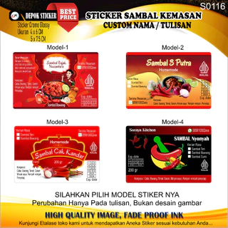 Jual Stiker Sambal Terlengkap & Harga Terbaru Mei 2024 | Shopee Indonesia