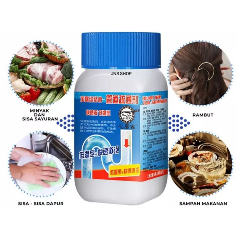 Jual OBAT BUBUK ANTI SUMBAT MAMPET SALURAN PIPA WASTAFEL DRAIN SINK ...