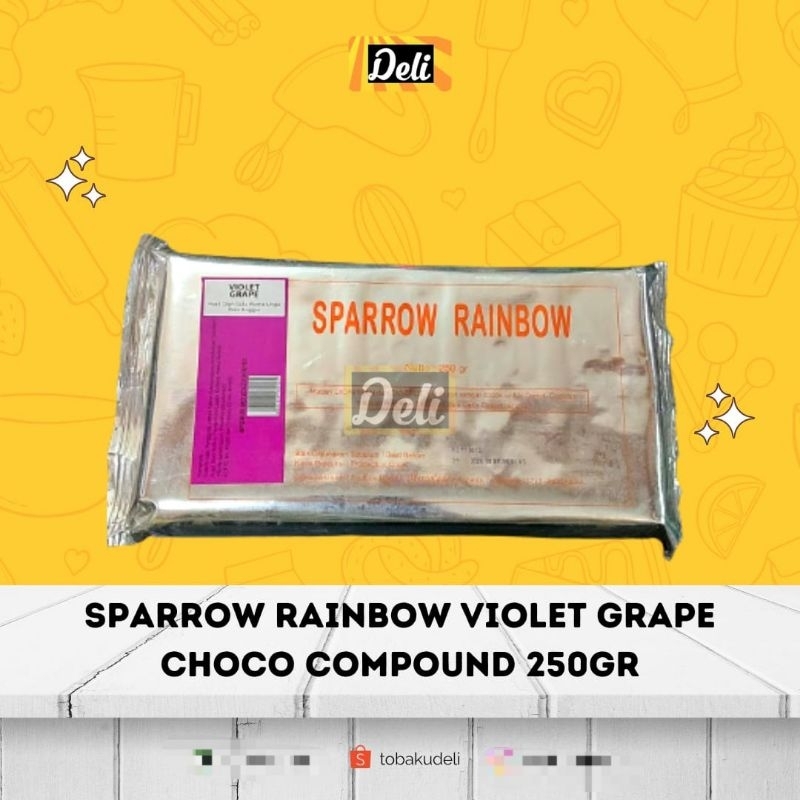 Jual Sparrow Rainbow Violet Grape Compund Coklat Batang Balok Coklat ...