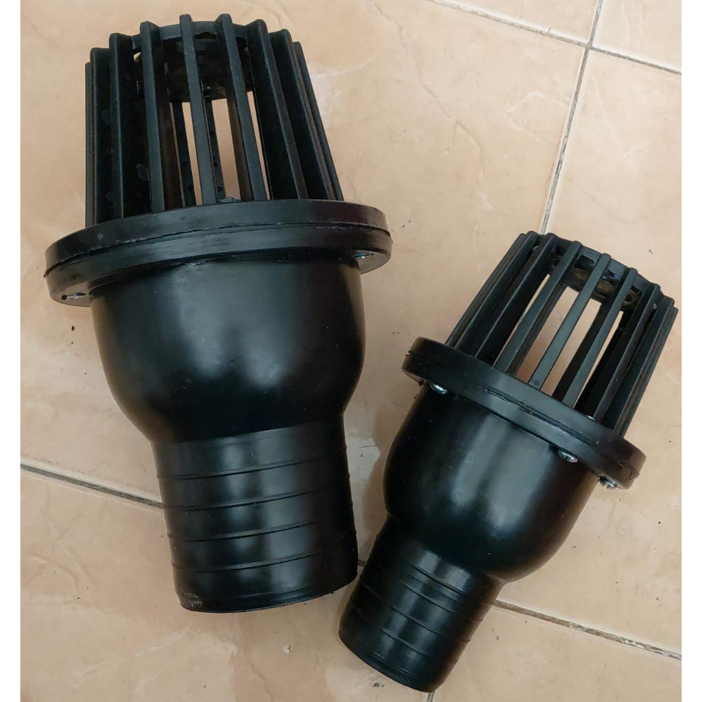 Jual FOOT KLEP (SARANGAN AIR + KLEP) PVC HITAM 2" & 3" | Shopee Indonesia