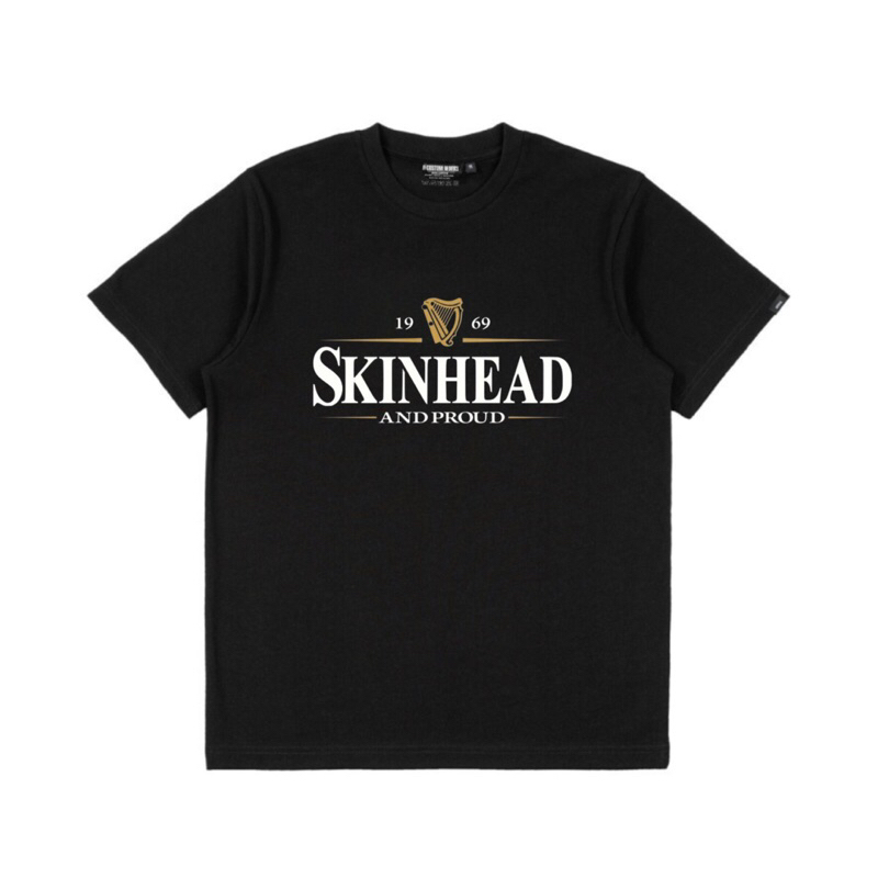 Jual Kaos Band SKINHEAD and Proud 1969 Black Heavy weight cotton 24s | Shopee Indonesia