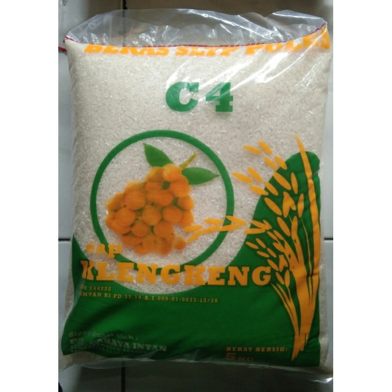 Jual Beras c4 klengkeng kemasan 5kg | Shopee Indonesia