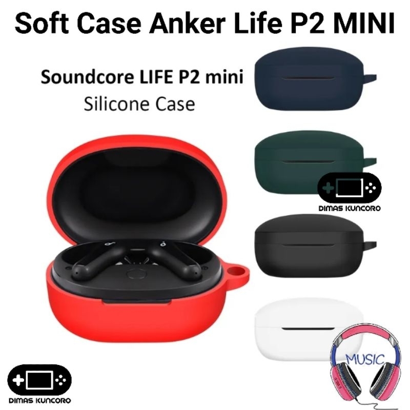 Jual Soft Case Anker Life P2 MINI silicone casing soundcore protector ...