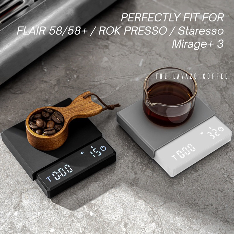 Jual Nano+ Espresso Smart Scale | Timbangan Kopi V60 Super Mini Auto ...