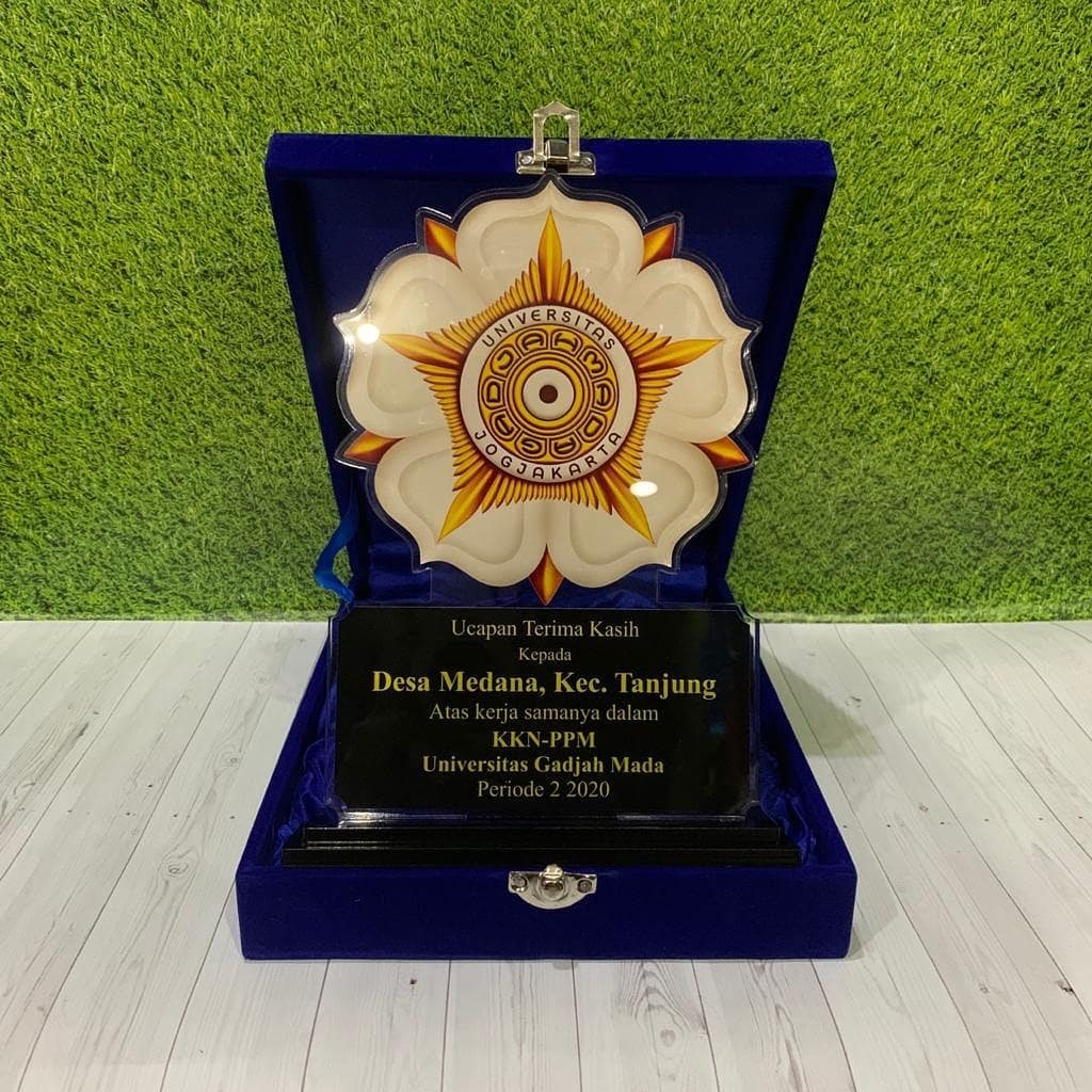 Jual Plakat PKL, Magang, KKN, Plakat Akrilik + Box, Ucapan Terima Kasih ...