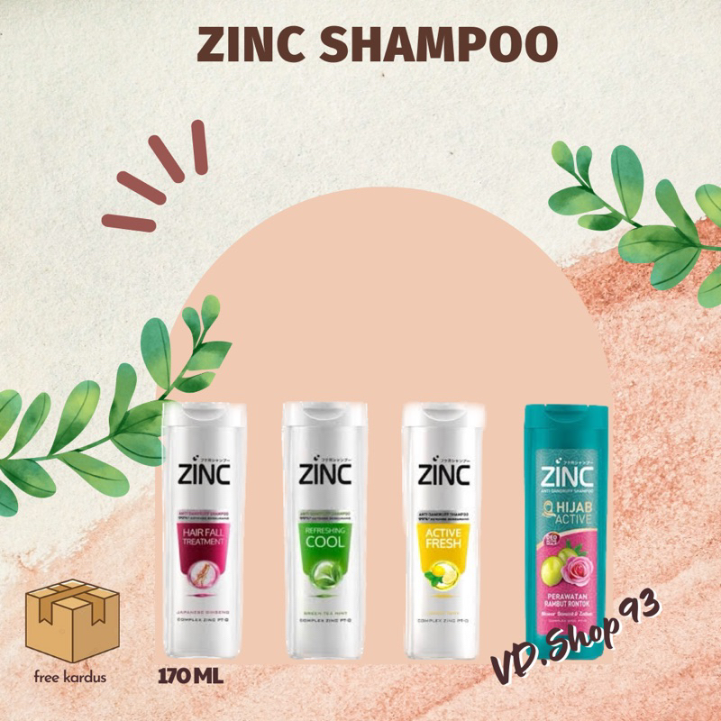 Jual ZINC SHAMPOO 170ML | Shopee Indonesia