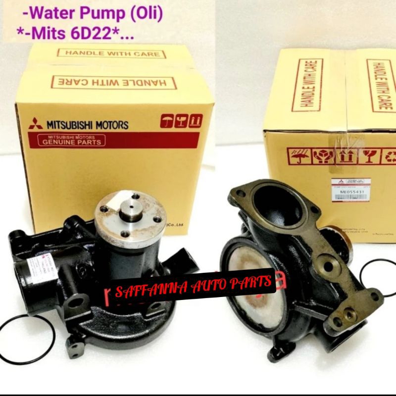 Jual WATER PUMP POMPA AIR MITSUBISHI FUSO 6D22 JALAN OLI OEM BERGARANSI ...