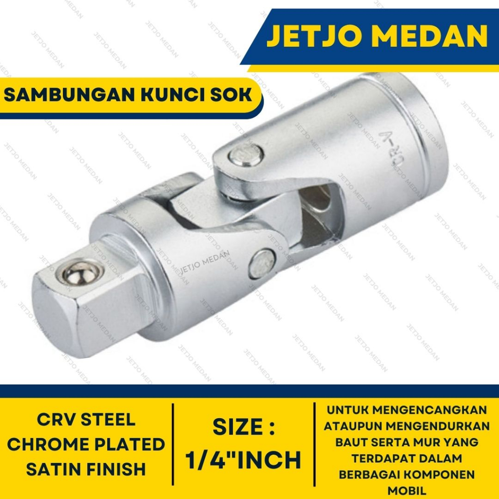 Jual Jetjo - Sambungan Mata Kunci Sok 1/4 Jual Jetjo - Sambungan Mata Kunci Sok 1/4