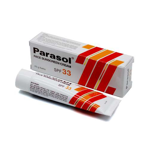 Jual Parasol Face Sunblock Spf 33 Cream 20 g | Shopee Indonesia