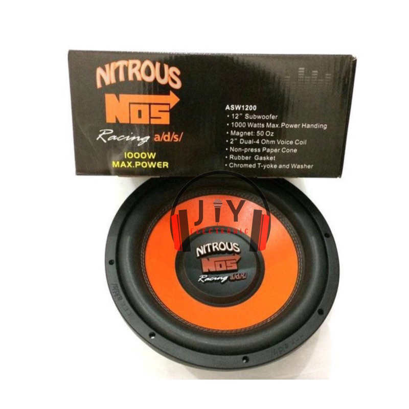 Jual Speaker Subwoofer 12 inch ADS ASW1200 ASW 1200 ASW-1200 Nitrous NOS | Shopee Indonesia