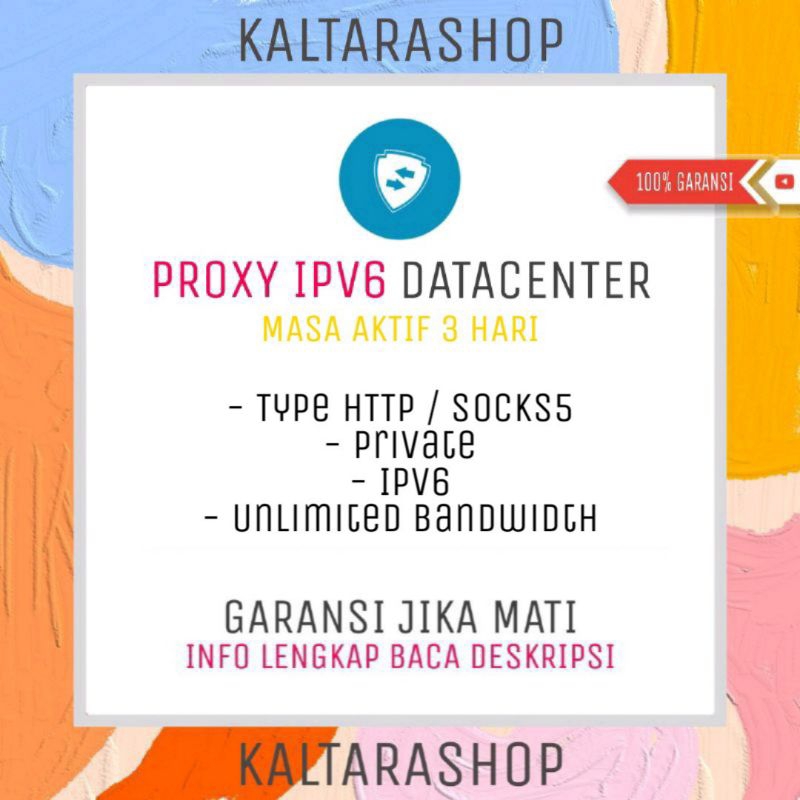 Jual IPv6 PROXY DATACENTER 3 HARI | Shopee Indonesia