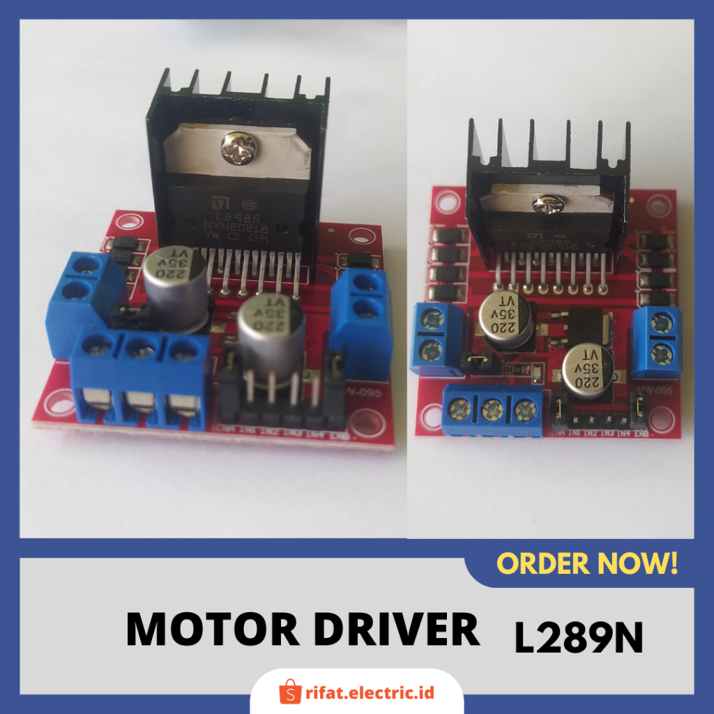 Jual L298N DC Motor Driver Controller Arduino / stepper driver motor ...