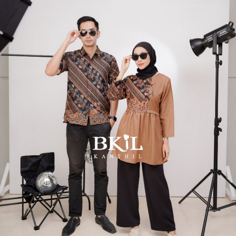Jual KANTHIL Blouse Batik Kombinasi Motif Seno Pita | Shopee Indonesia