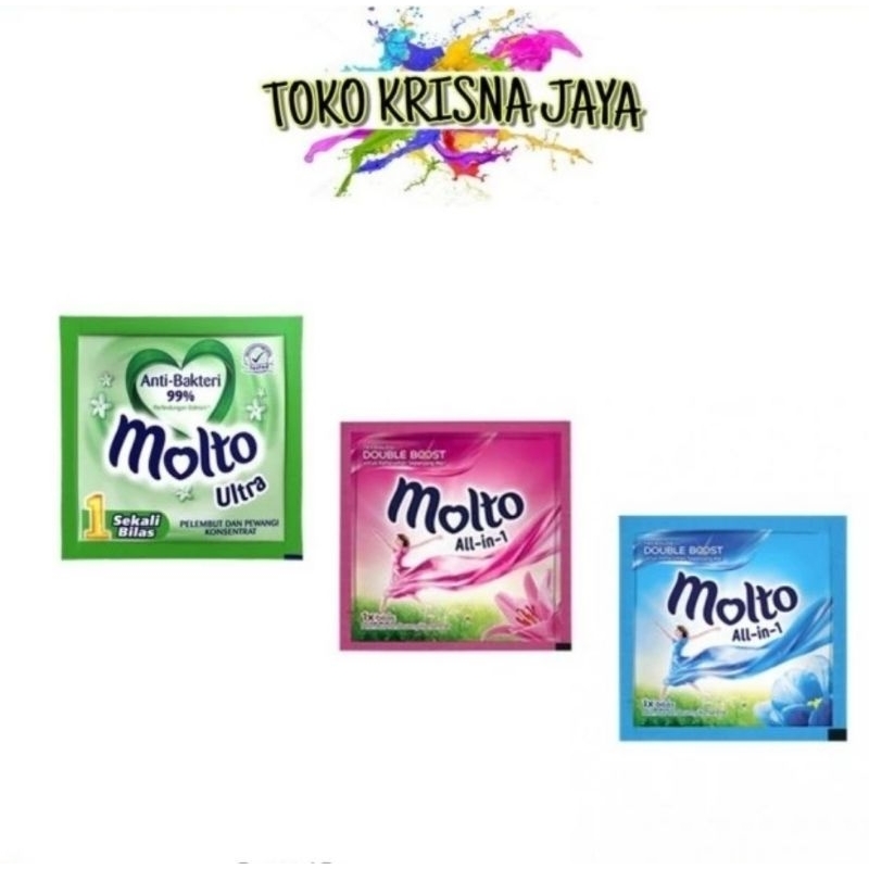 Jual MOLTO ALL IN ONE 1X BILAS PELEMBUT DAN PEWANGI PAKAIAN SACHET KEMASAN 11ML | 20ML | Shopee ...
