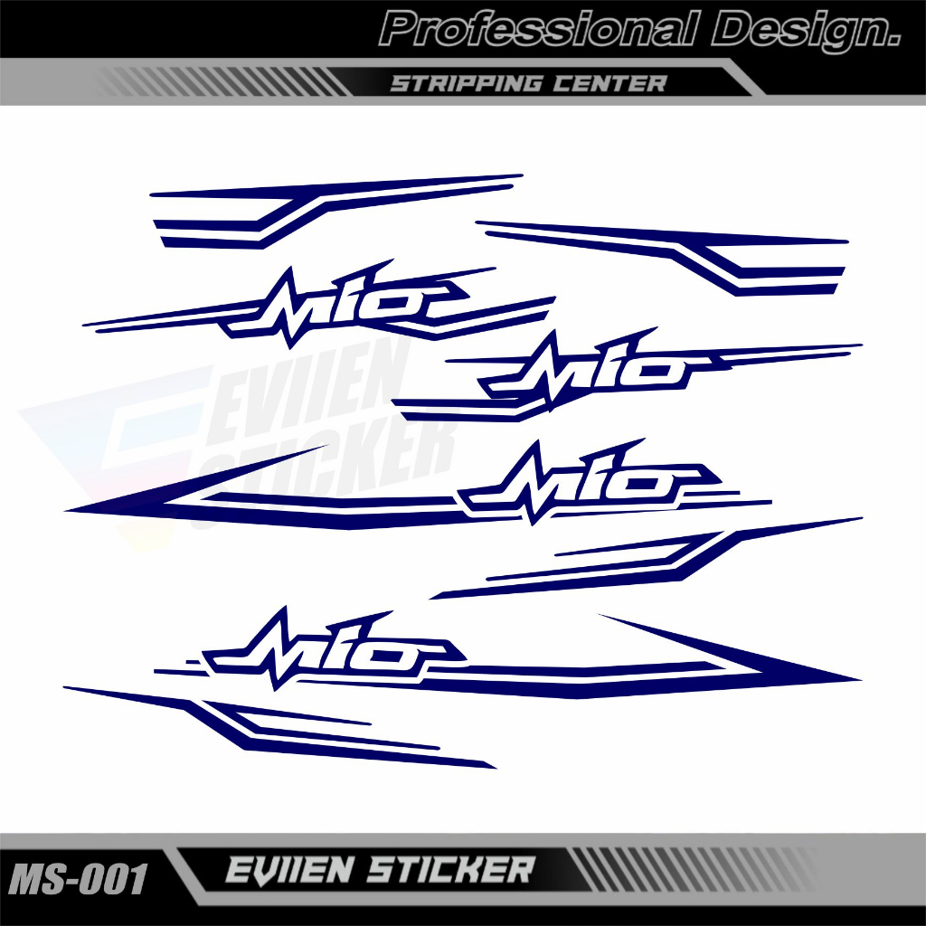 Jual Striping Mio Sporty / Striping Mio Smile Simple Elegant Cutting ...