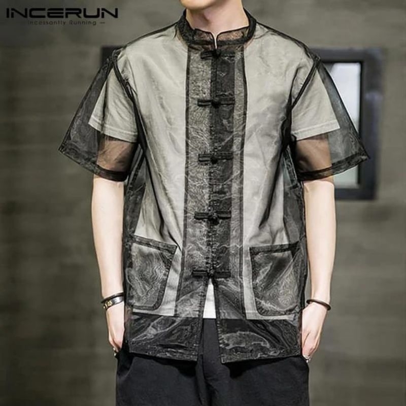 Jual Cheongsam Pria Seri transparan Organza | Shopee Indonesia