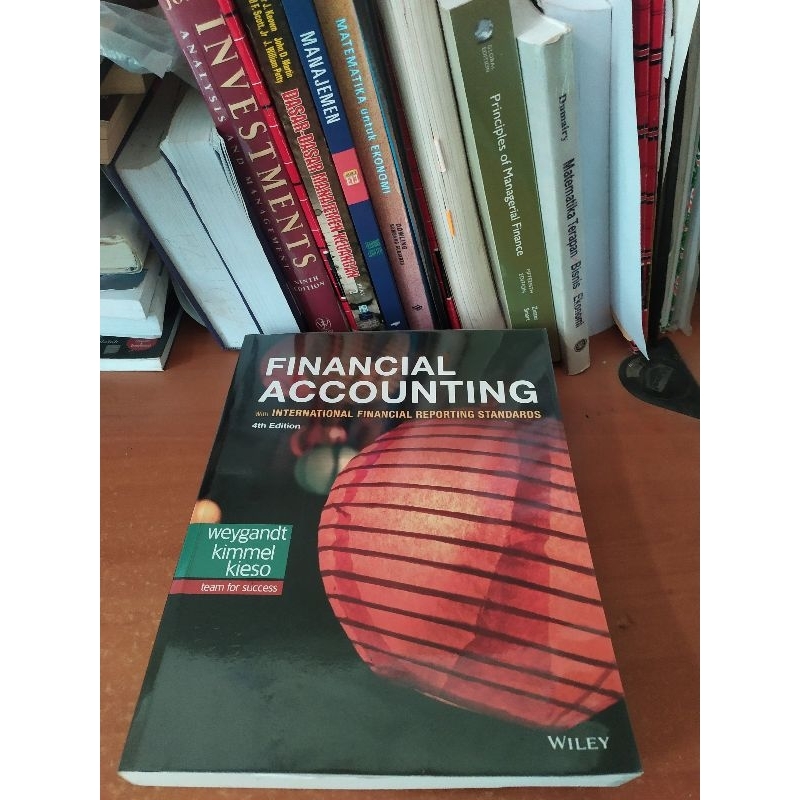 Jual Financial Accounting ( ORIGINAL) IFRS weygandt, kimmel, kieso edisi 4th | Shopee Indonesia