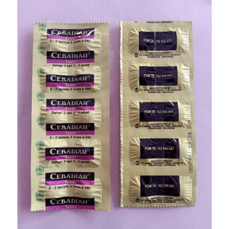 Jual Cebadiar Tablet 1 Strip | Obat Diare | Shopee Indonesia