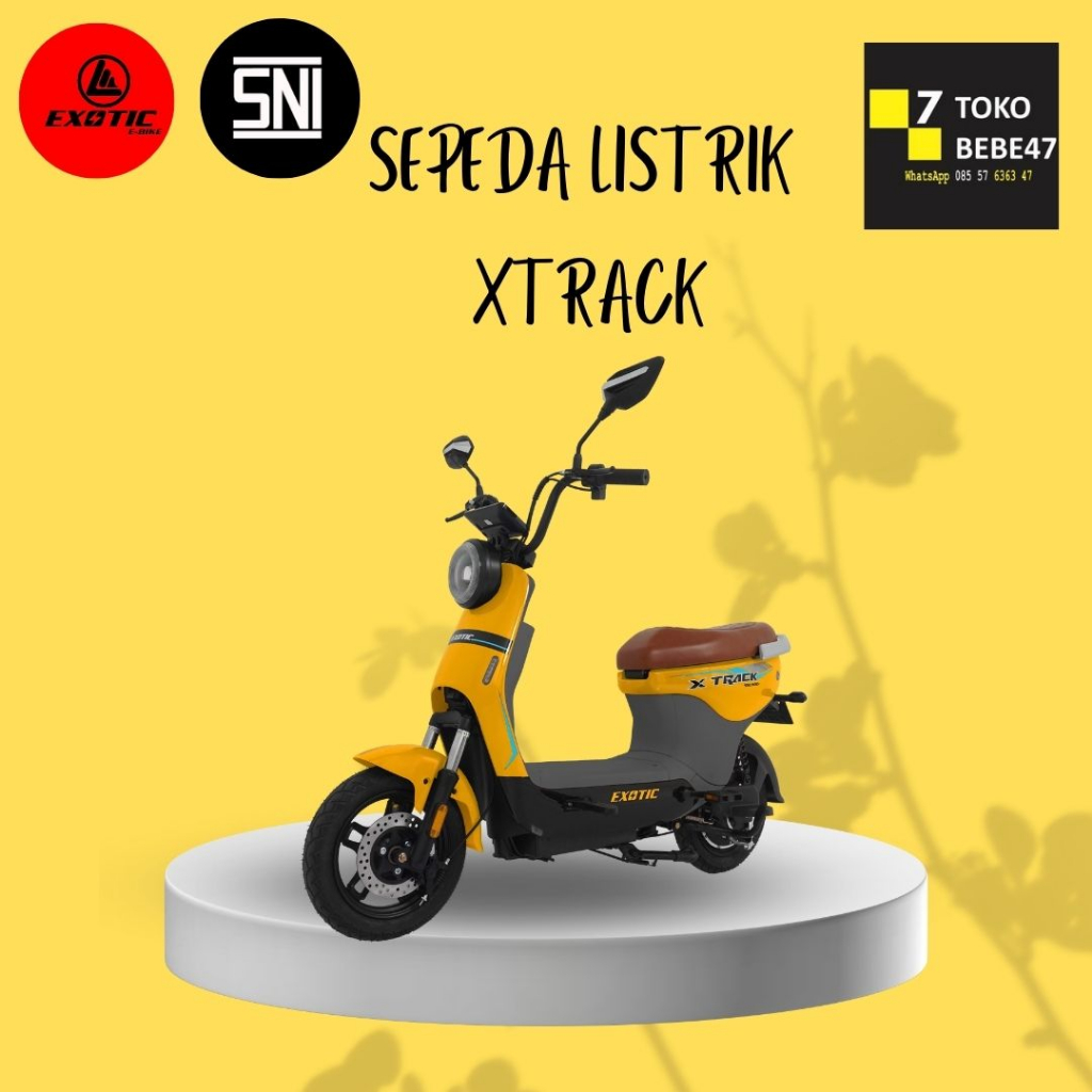 Jual SEPEDA LISTRIK EXOTIC X-TRACK X TRACK Garansi Resmi by Exotic ...