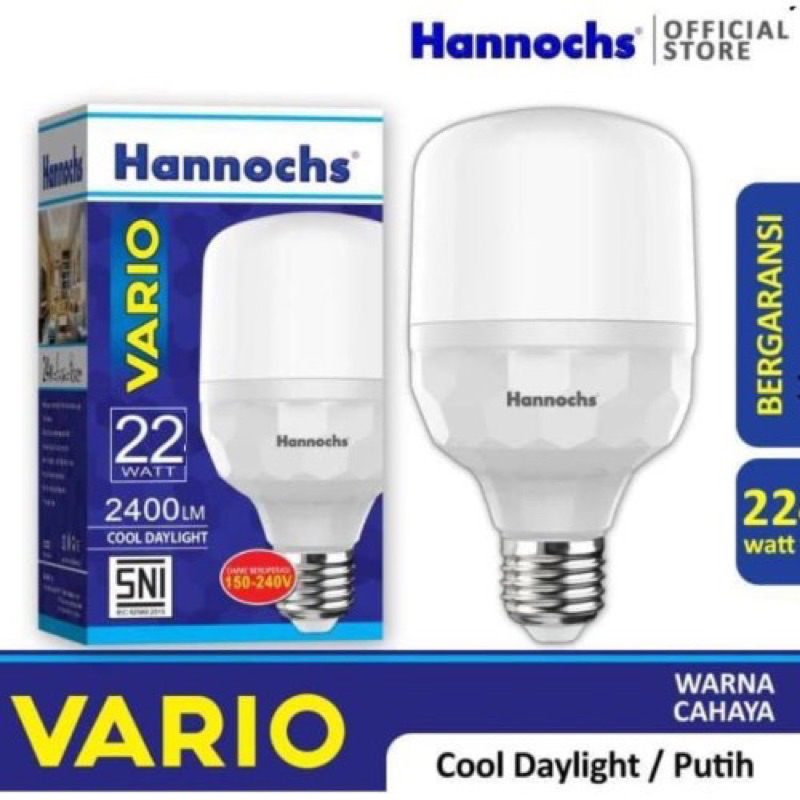 Jual Lampu LED 22W Vario / SUPRA HANNOCHS / Light bulb Bohlam bola Lampu 22 watt | Shopee Indonesia