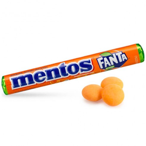 Jual Mentos Fanta Orange Flavour Limited Edition 37,5g | Shopee Indonesia