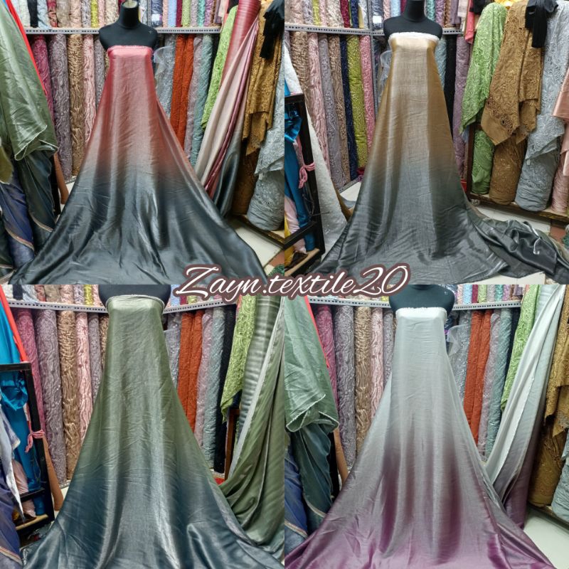 Jual Kain Cotton Shimmer Gradasi / Shimmer Gradasi / Harga Setengah ...