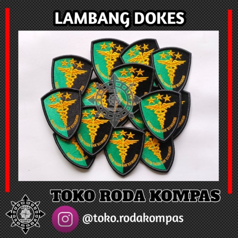 Jual Lambang/Logo DOKES Terbaru Bordir Timbul | Shopee Indonesia