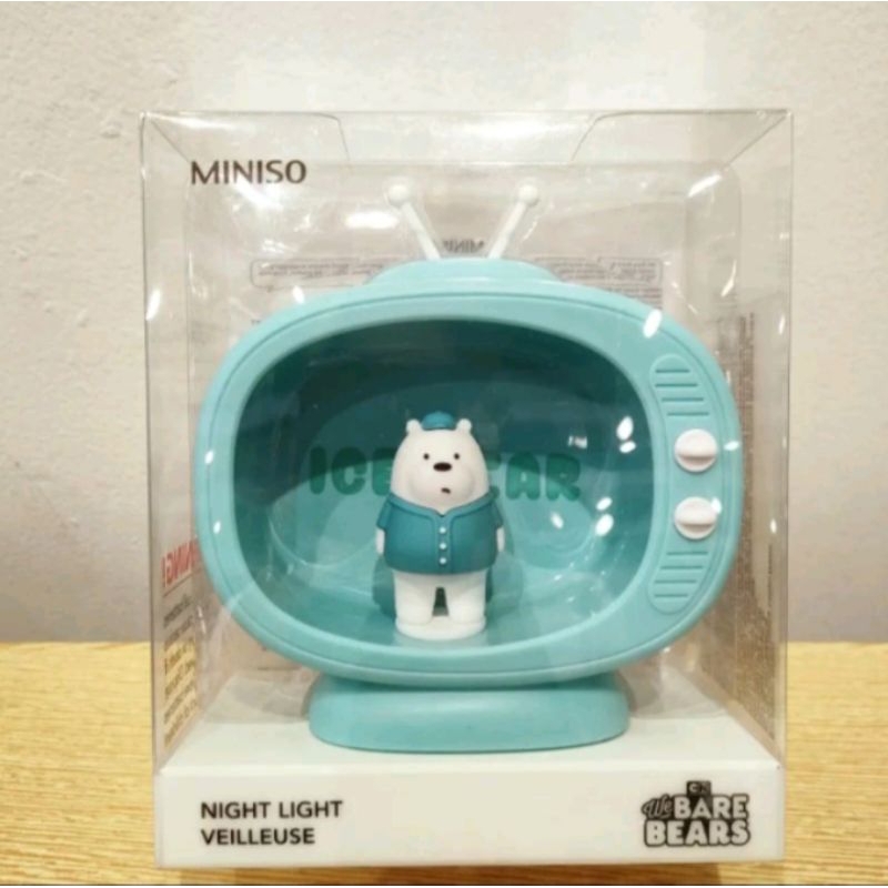 Jual Night Light Miniso we bare Bears Lampu Tidur | Shopee Indonesia