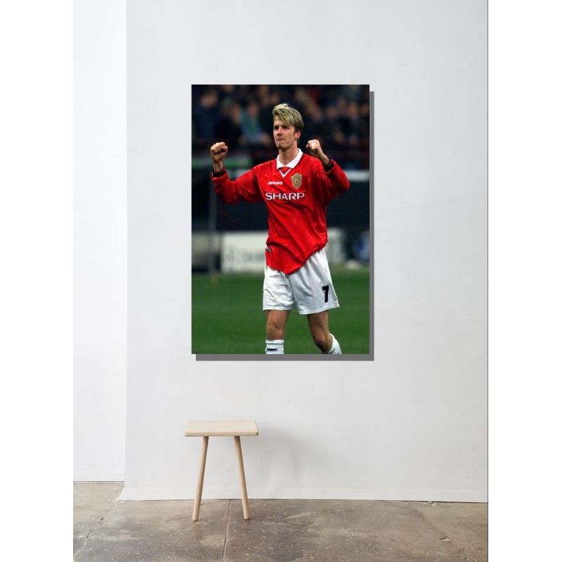 Jual POSTER DINDING DAVID BECKHAM LEGEND X MU UKURAN BESAR, POSTER BOLA ...