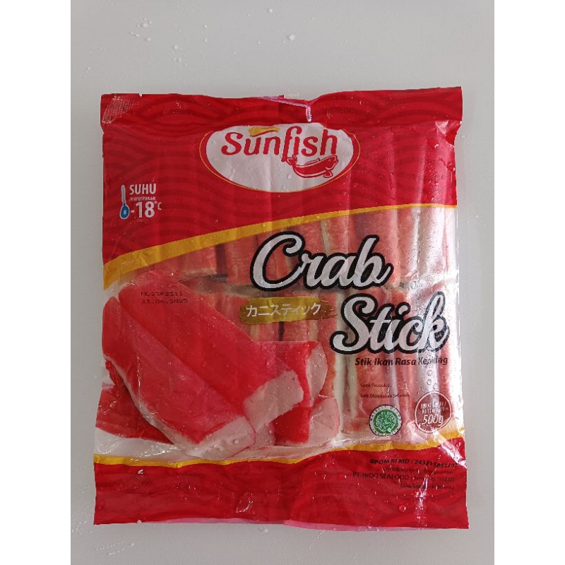 Jual SUNFISH CRAB STIK 500GR frozen food | Shopee Indonesia