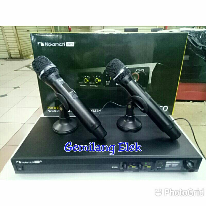 Jual Mic Wireless NAKAMICHI PX50 Original | Shopee Indonesia