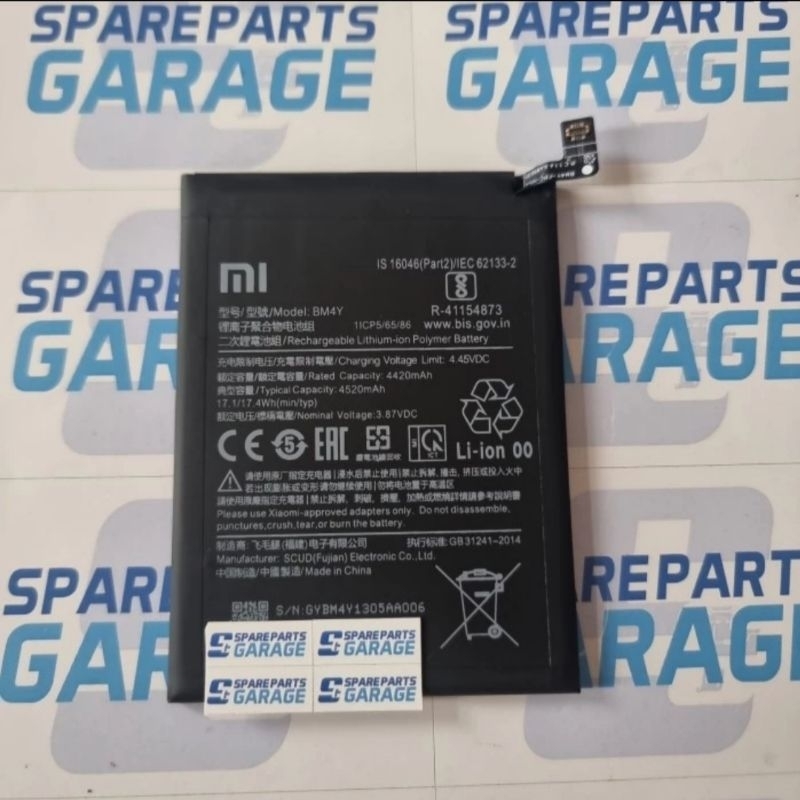 Jual BATERAI XIAOMI POCO F3 / REDMI K40 / K40 PRO BM4Y ORIGINAL | Shopee Indonesia