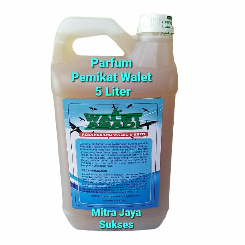 Jual Walet Abadi parfum dinding aroma pemikat walet 5 liter | Shopee ...