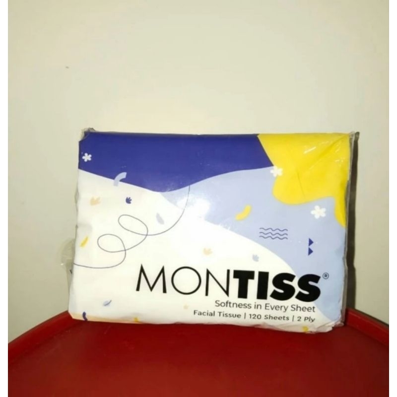Jual Tissue Tisu Montiss 120 sheet 2ply Mini Facial wajah | Shopee ...