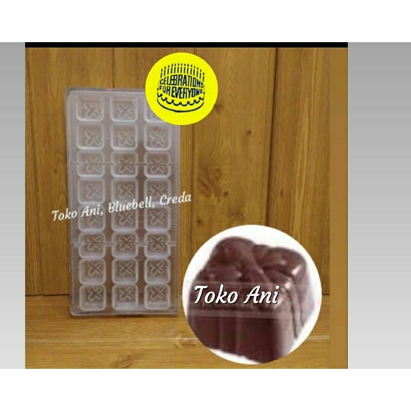 Jual Chocolate Mold Polycarbonate / Cetakan Coklat Praline : Present ...