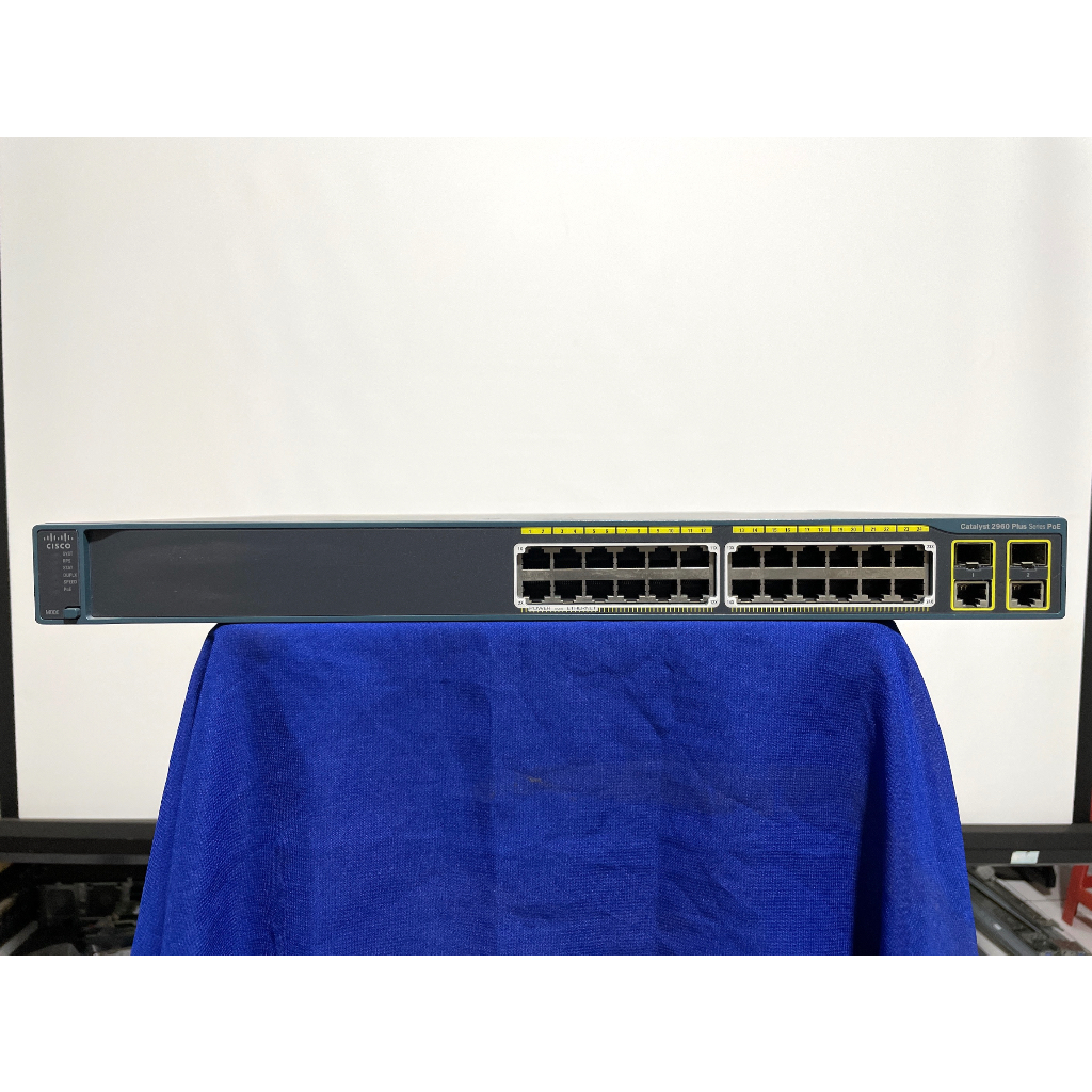 Jual switch hub cisco catalyst 2960 plus 24 pc l 24 port poe 2 port ...