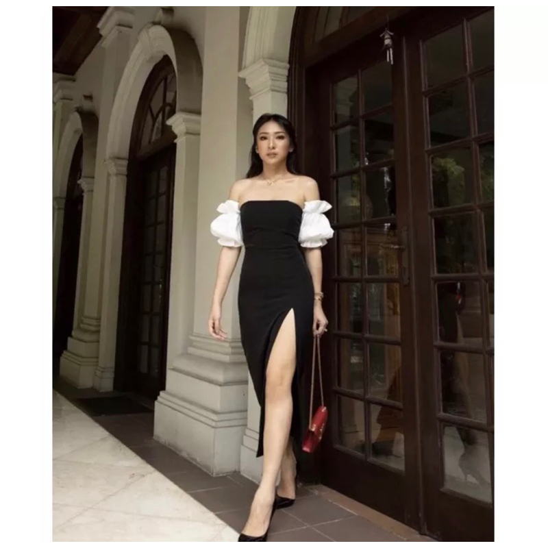 Jual New Dress Hitam Prom Night Party (BARU) | Shopee Indonesia