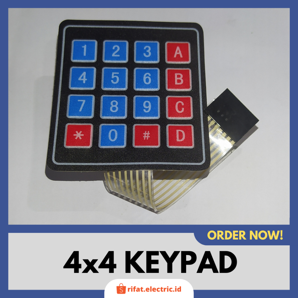 Jual KEYPAD 4X4 MATRIX ARRAY 16 KEY MEMBRAN SWITCH KEYPAD | Shopee ... Jual KEYPAD 4X4 MATRIX ARRAY 16 KEY MEMBRAN SWITCH KEYPAD | Shopee ...