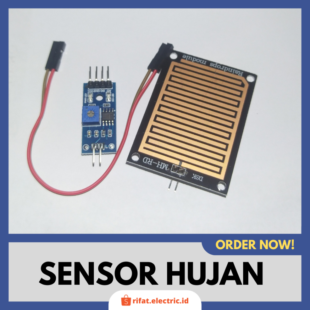 Jual Rain Humidity Detection Sensor Air Hujan Module Shopee Indonesia