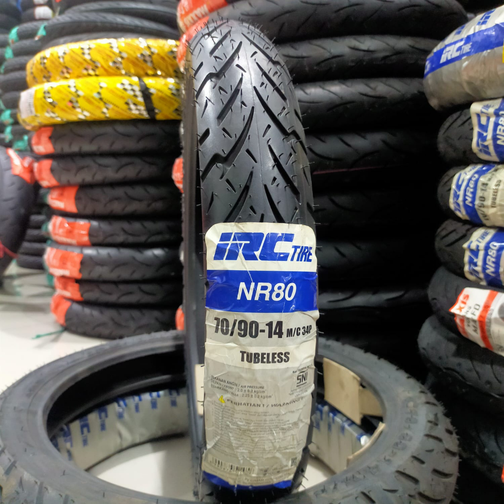Jual Ban Motor IRC NR 80 70/90-14 Ring 14 Tubeless Gratis Pentil Untuk ...