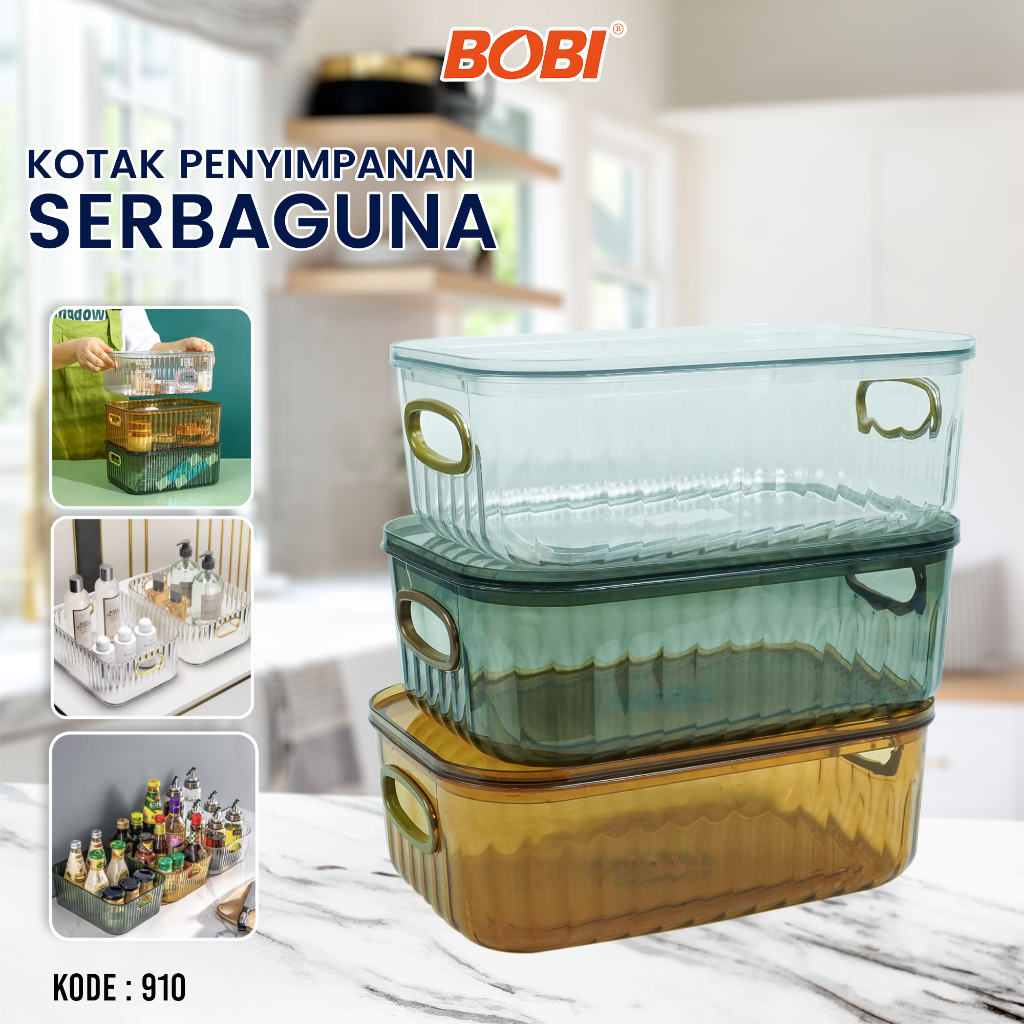 Jual Kotak Penyimpanan Acrylic Serbaguna Kode 910 // Storage Box Kotak ...