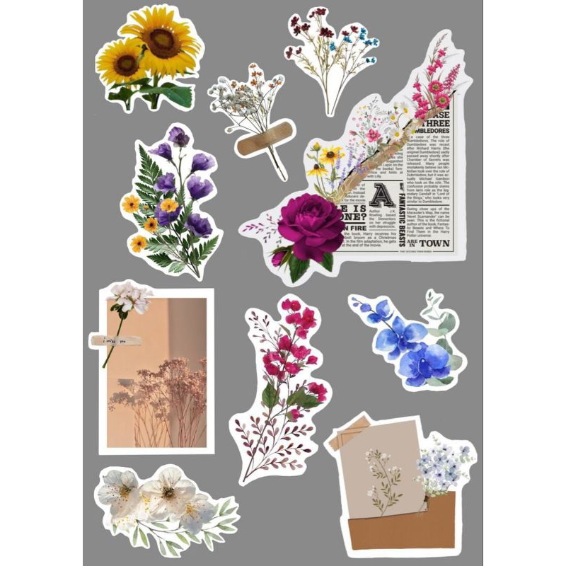 Jual Stiker estetik doff dan glossy | stiker aesthetic | stiker ...