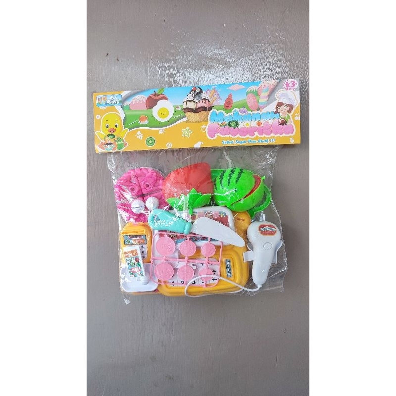 Jual Mainan anak perempuan kasir cash register besar bunyi lengkap ...