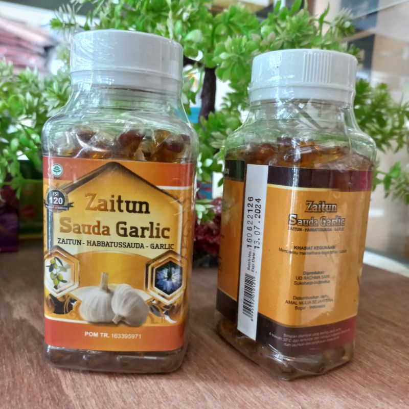 Jual Zaitun Sauda Garlic Aljazira 120kpsl | Obat Kolestrol | Obat Darah ...