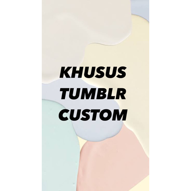 Jual TUMBLR CUSTOM | Shopee Indonesia